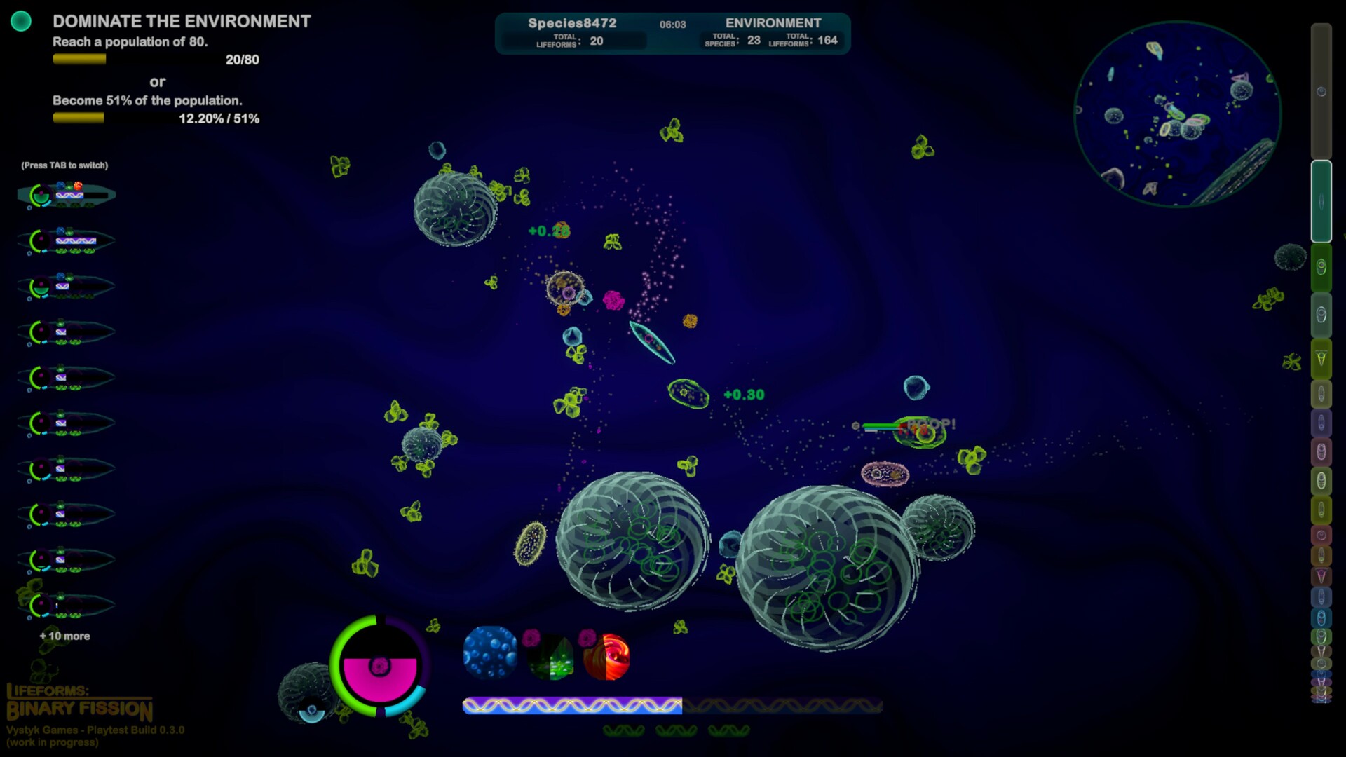 Lifeforms: Binary Fission on Steam