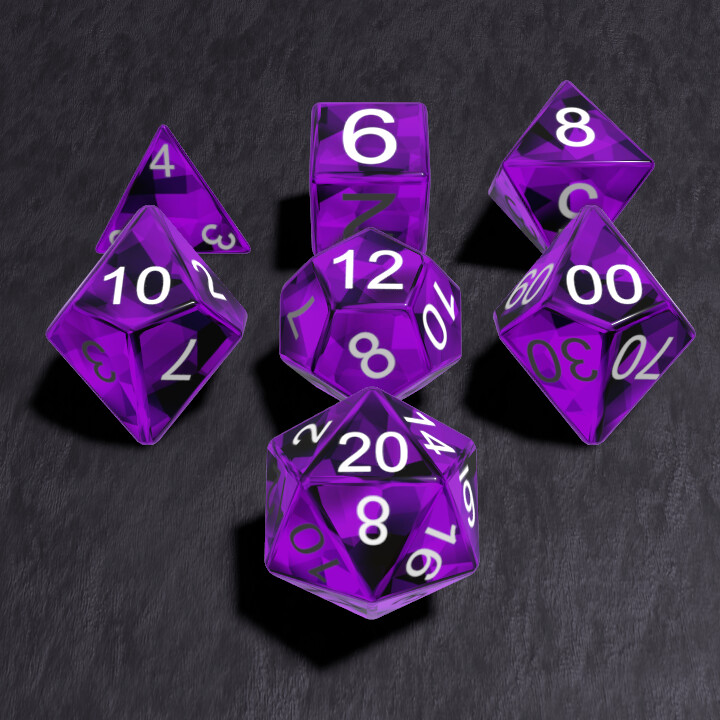 True Dice Roller - Amethyst Gem Dice on Steam
