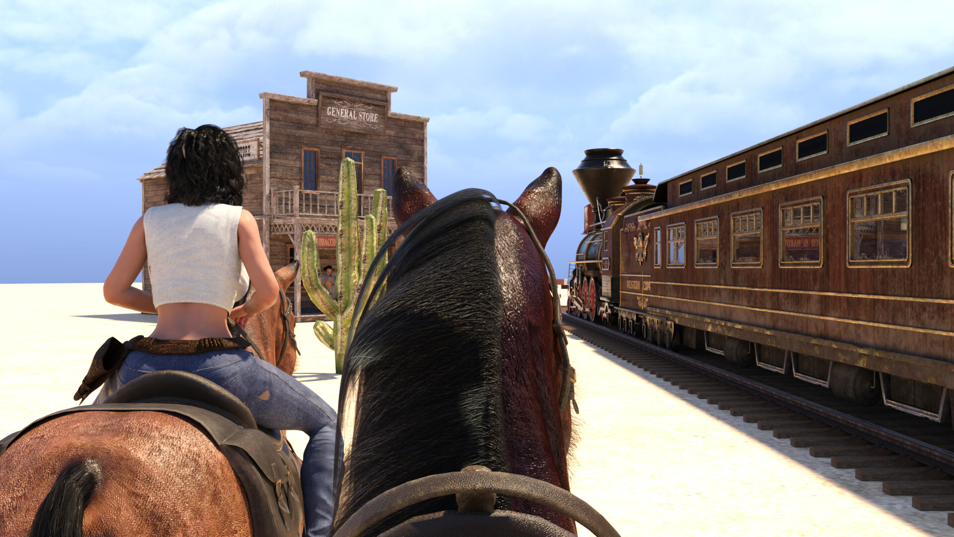 Brooks in Wild West on Steam