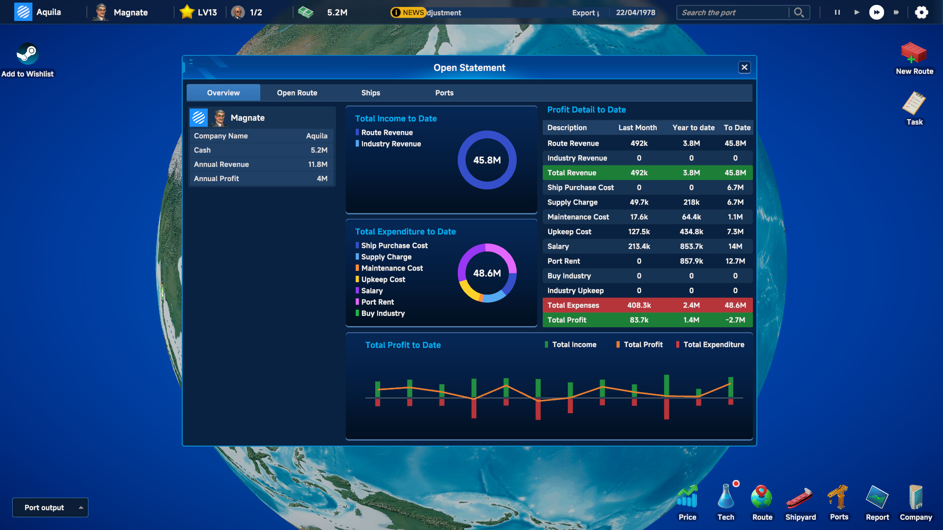 Global Magnates: Shipping Tycoon on Steam