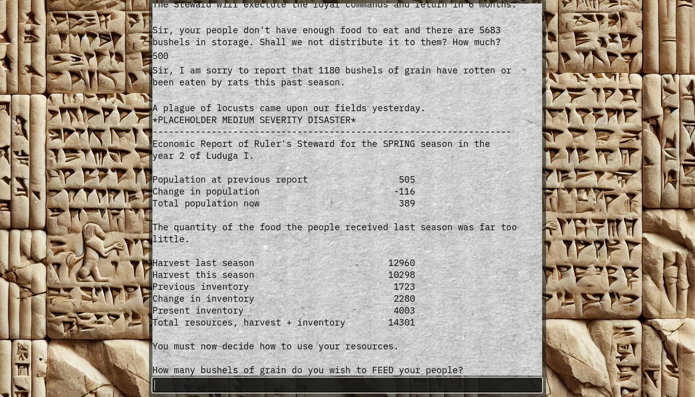 The Sumerian Game on Steam