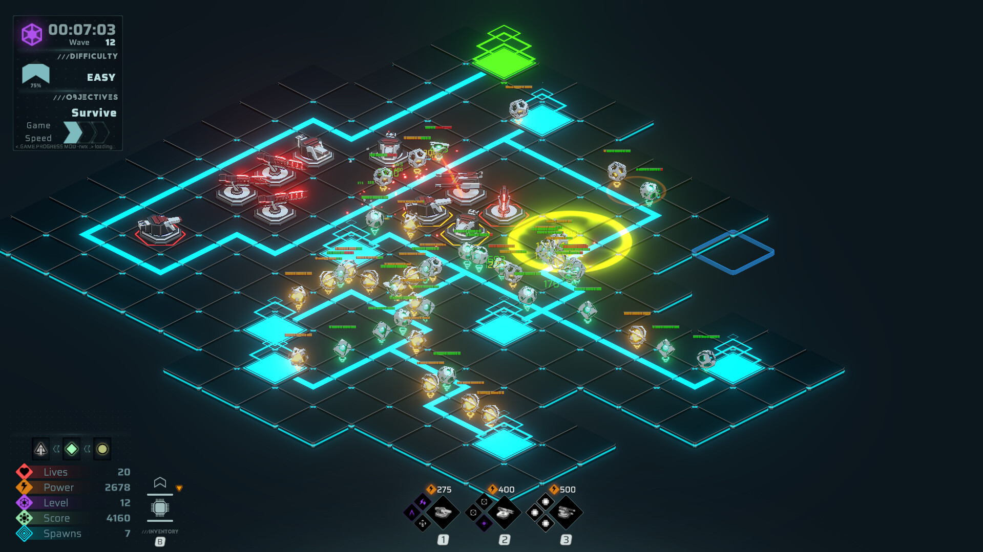 Neon Grid Defenders on Steam