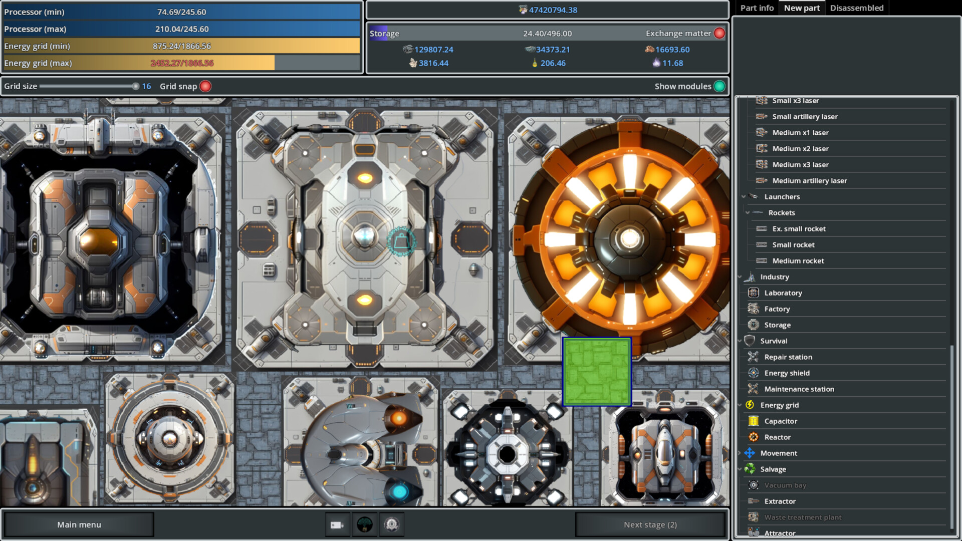 Lonely tiny spaceship on Steam