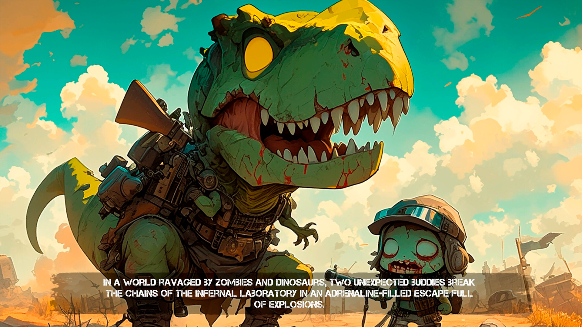 Zombies Vs Dinosaurs