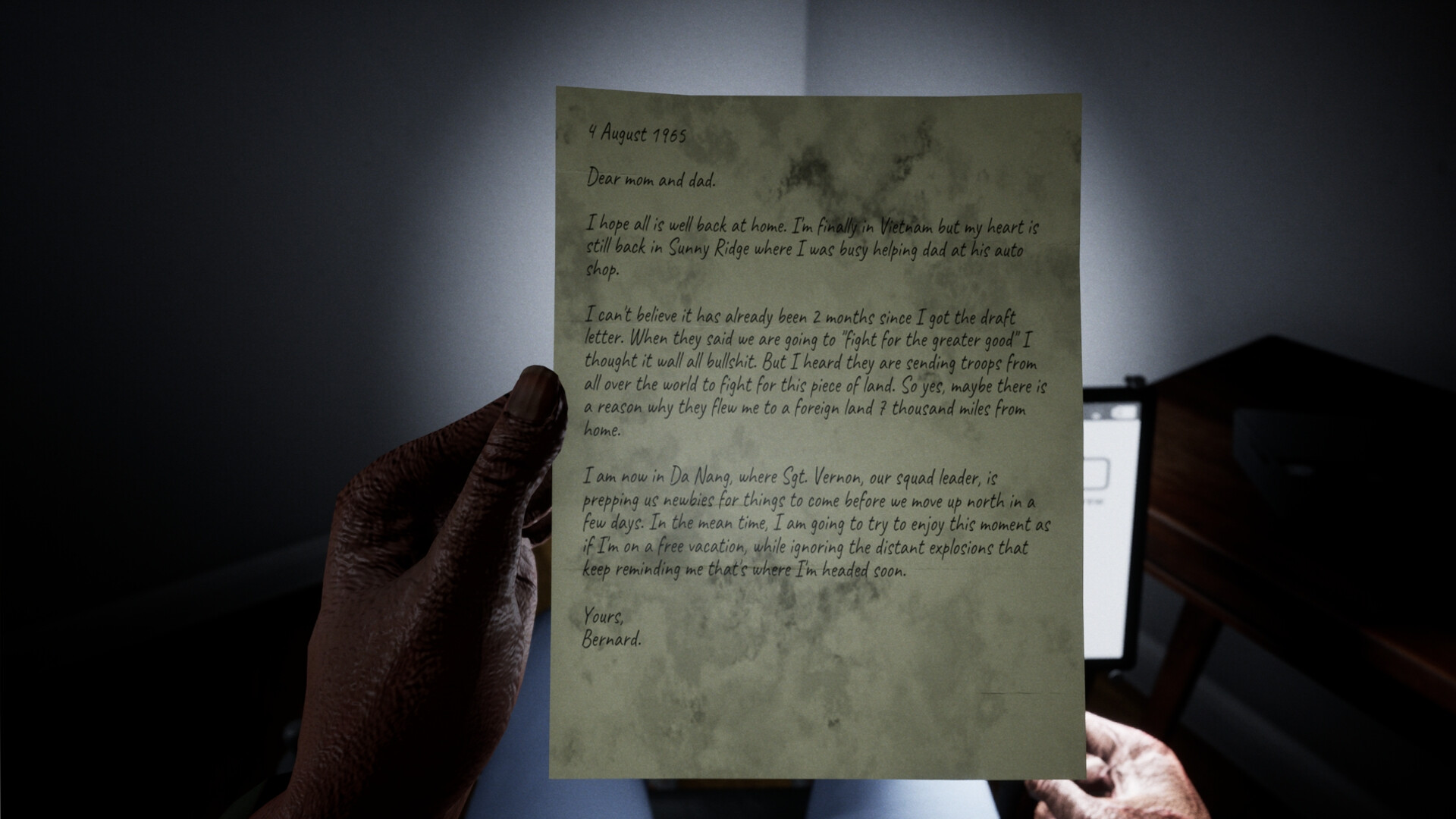 Letters of Bernard Thorne on Steam