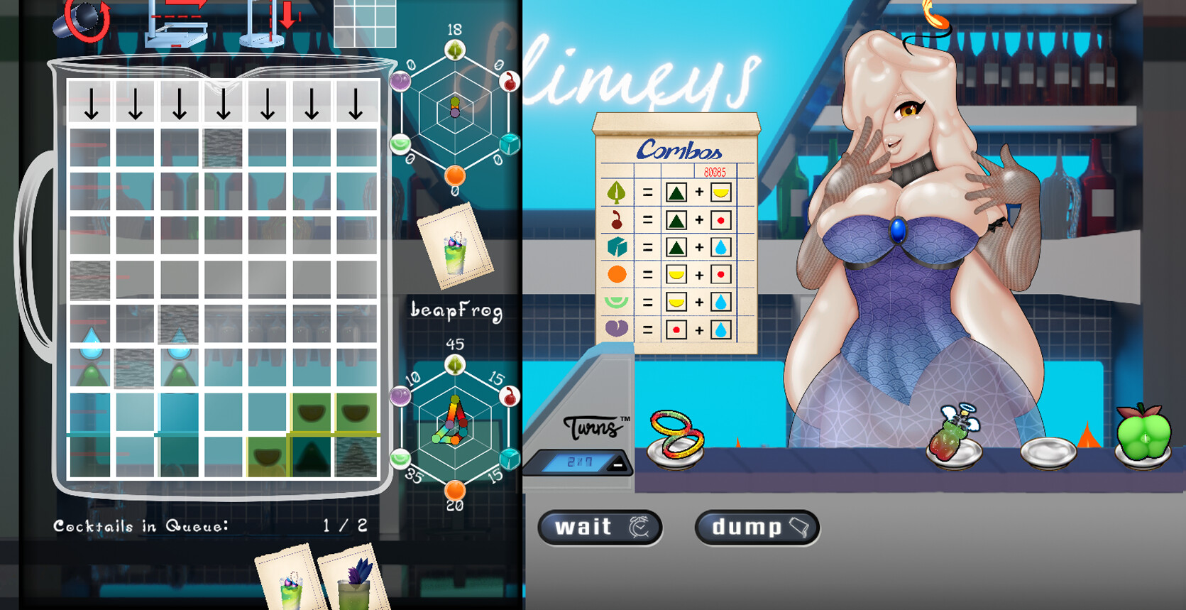 Slime Girl Smoothies - Flambeau's Wax Play on Steam