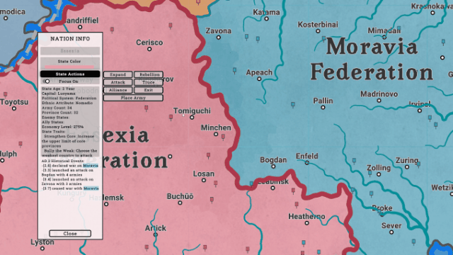 Fantasy Map Simulator