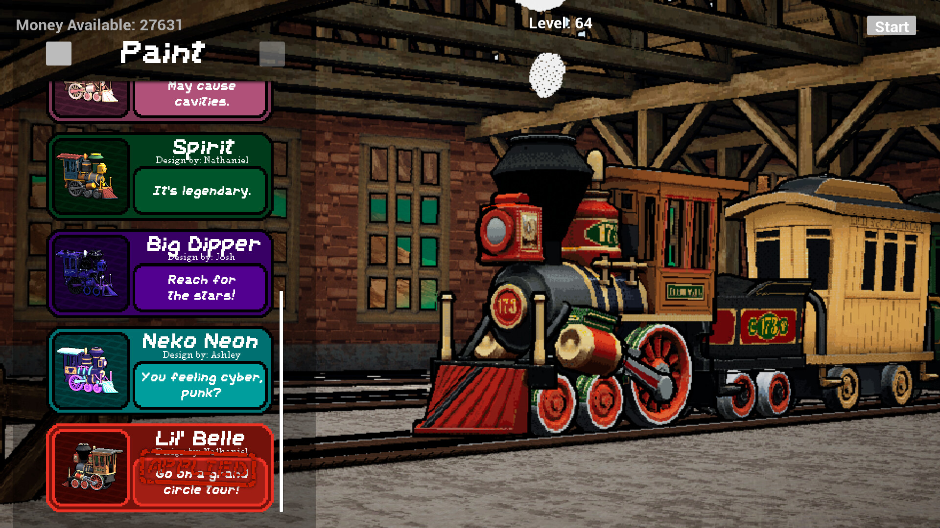 A Bumpy Ride on Steam