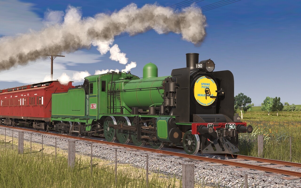 Trainz 2022 Dlc Vr K Class K190 2 Tone Green On Steam