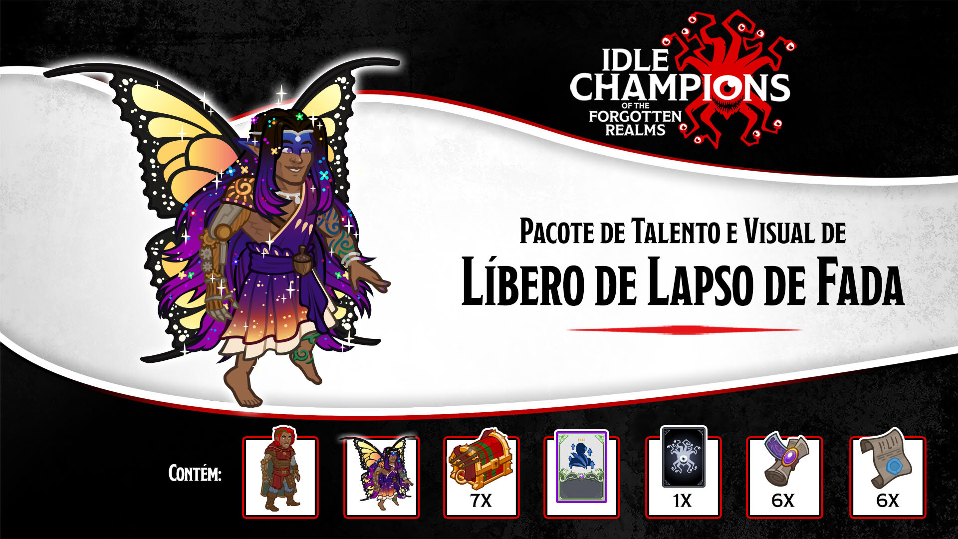 Pacote de Talento e Visual de Líbero de Lapso de Fada no Steam