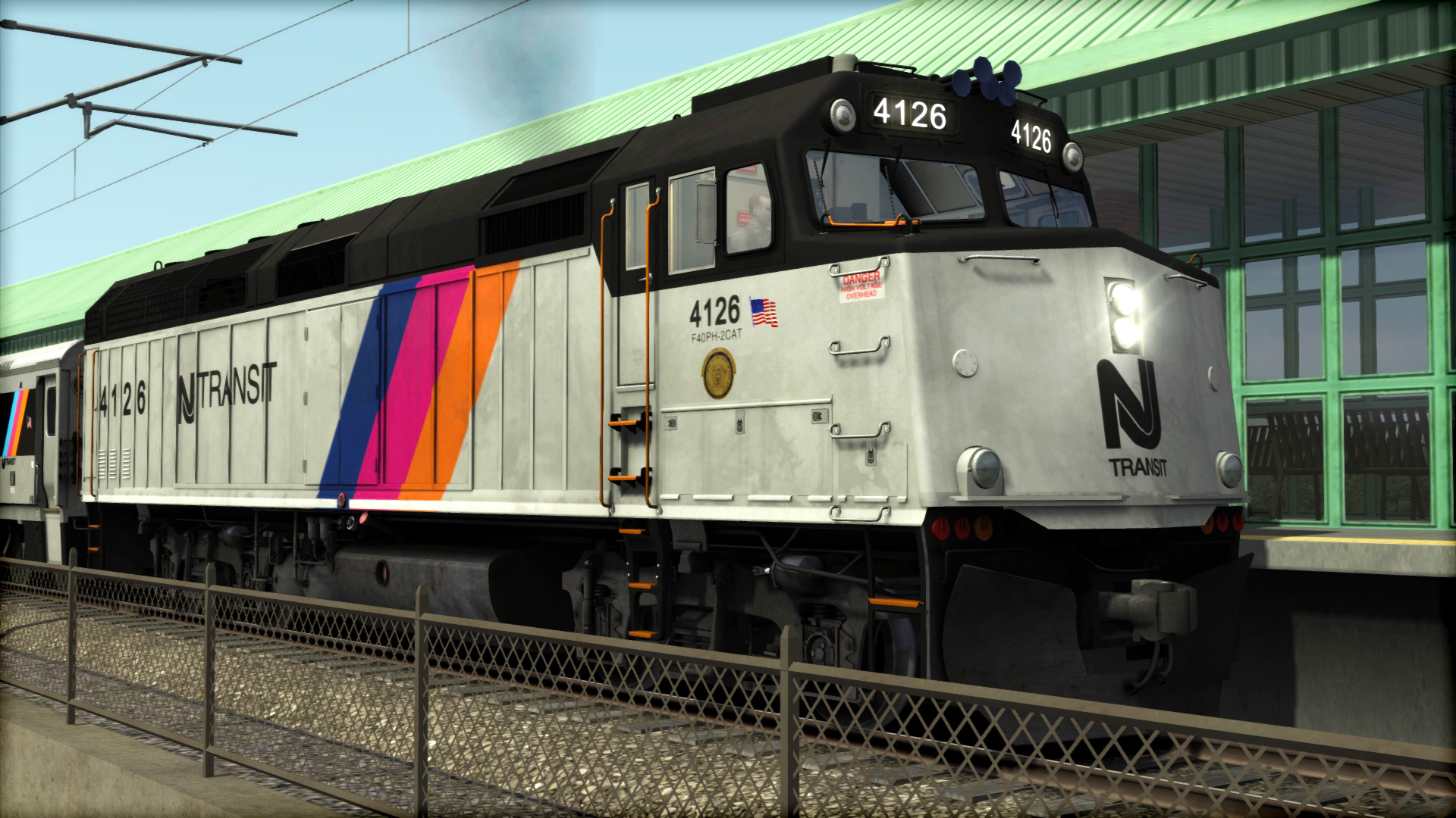 Train Simulator: NJ TRANSIT® F40PH -2CAT Loco Add-On on Steam Train Simulator: NJ TRANSIT® F40PH -2CAT Loco Add-On on Steam