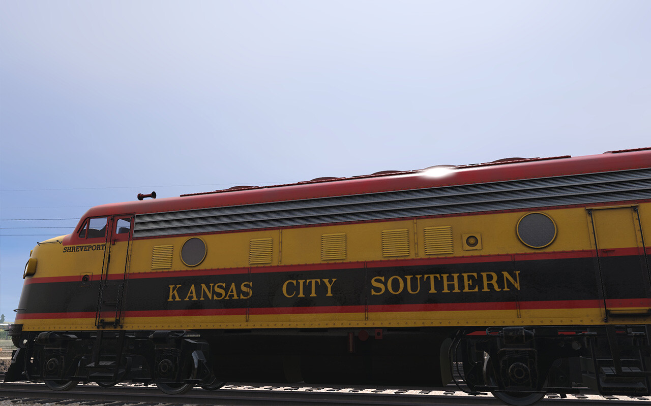 Trainz Railroad Simulator 2022 – Trainz 2022 DLC - Pro Train: KCS F7 Loco Bundle | Deku Deals