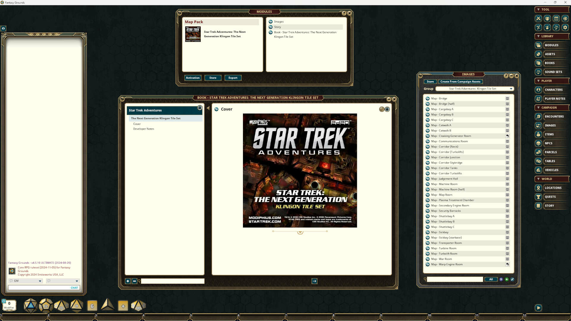 Fantasy Grounds - Star Trek Adventures: The Next Generation Klingon ...
