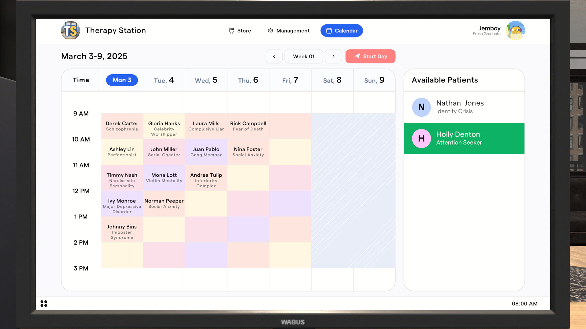 Therapy Simulator - Keymailer