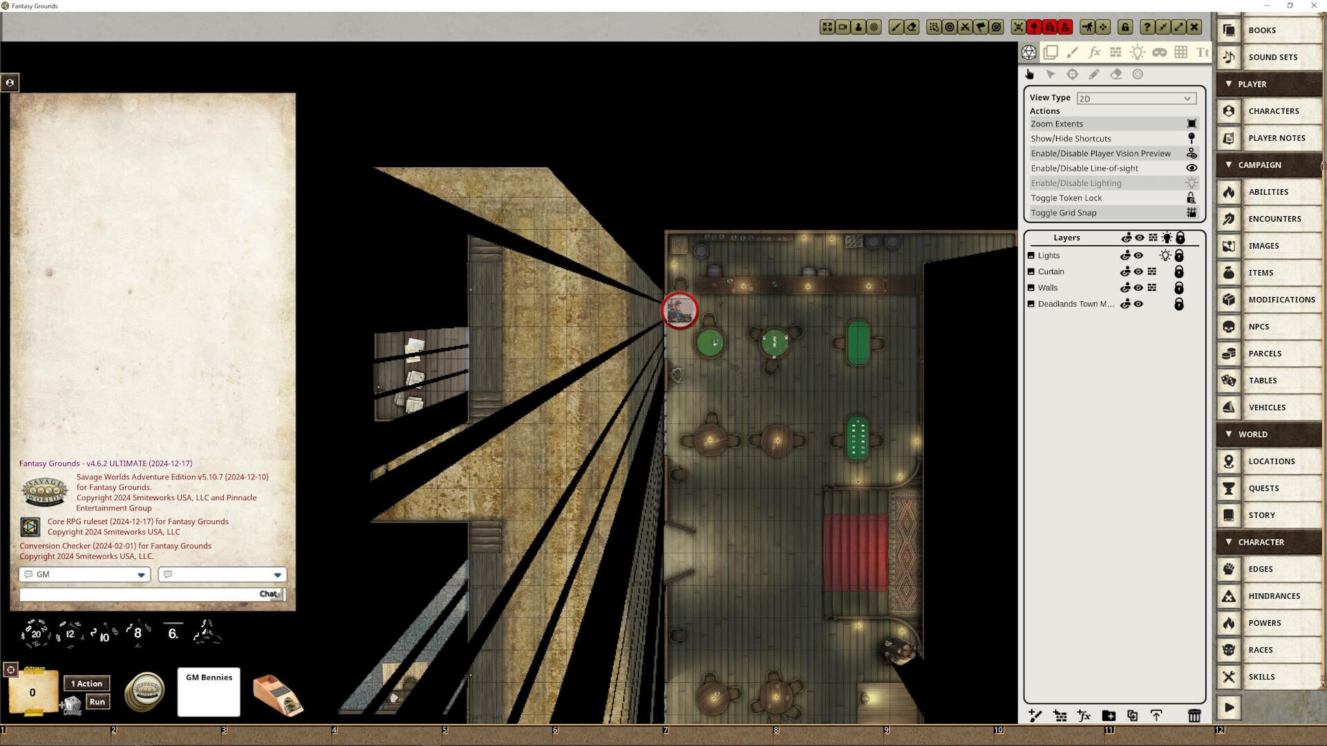 Fantasy Grounds - Deadlands: The Weird West: Map Pack 1: Grand Saloon | Deku Deals