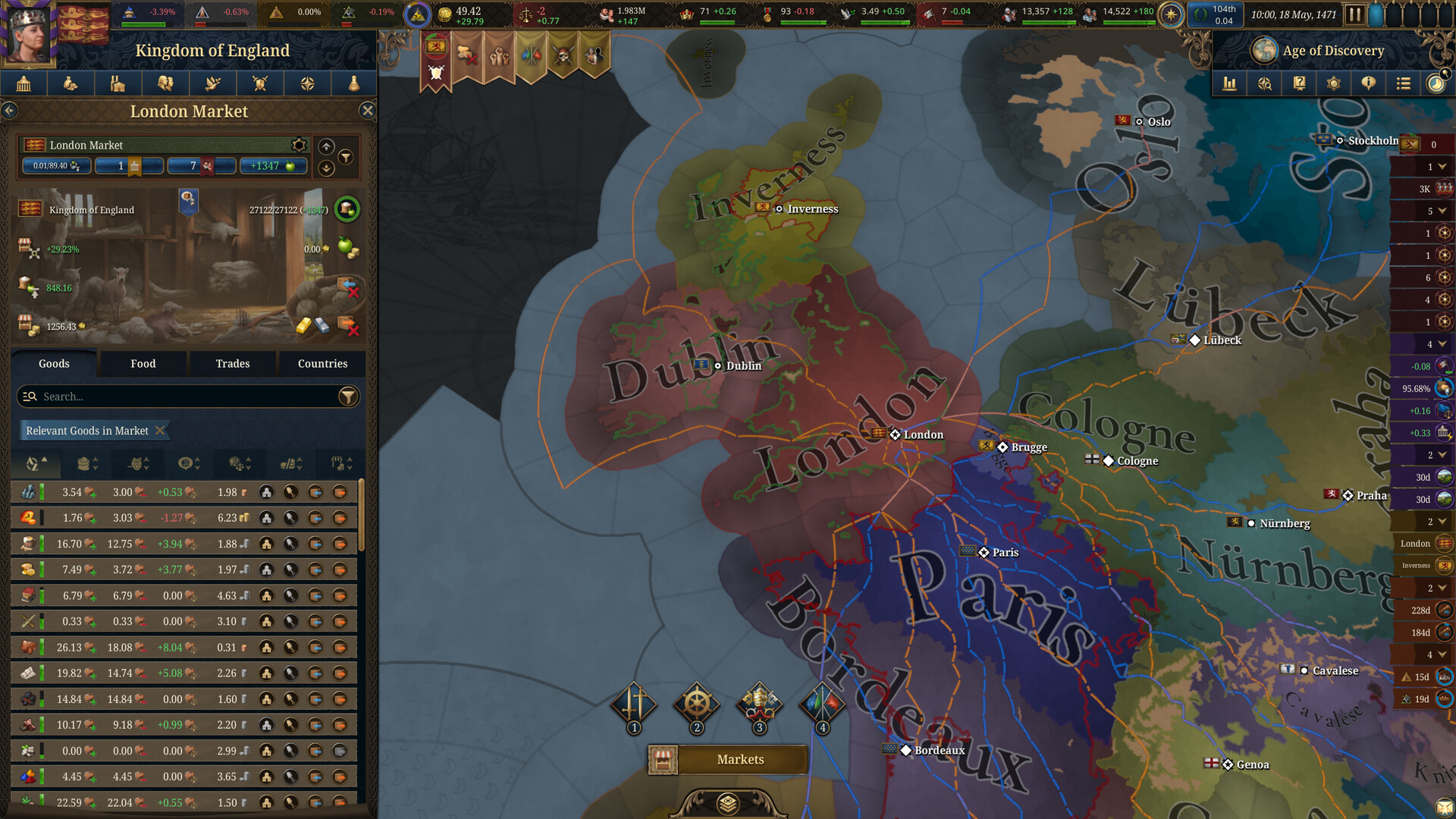 Pre-purchase Europa Universalis V on Steam