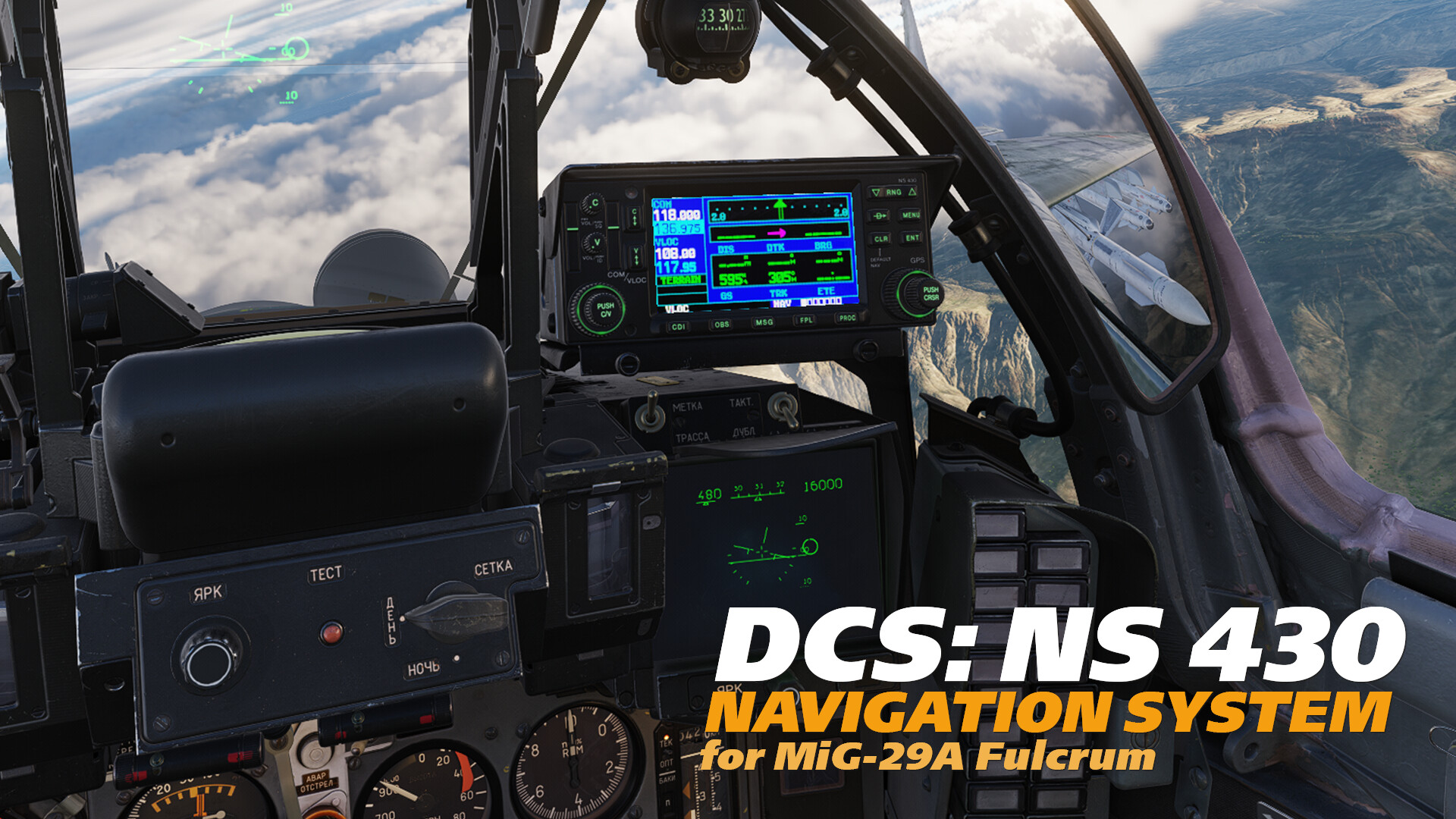 DCS: NS 430 Navigation System for MiG-29A | Deku Deals