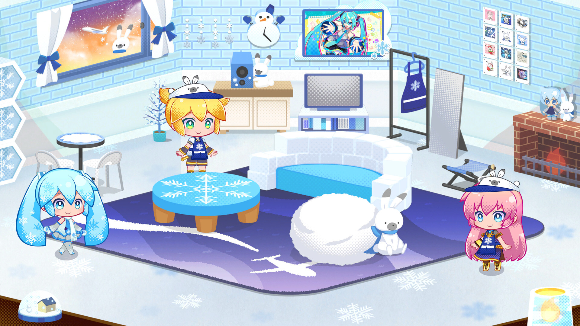 Hatsune Miku Logic Paint S+ SNOW MIKU Sky Town | Deku Deals