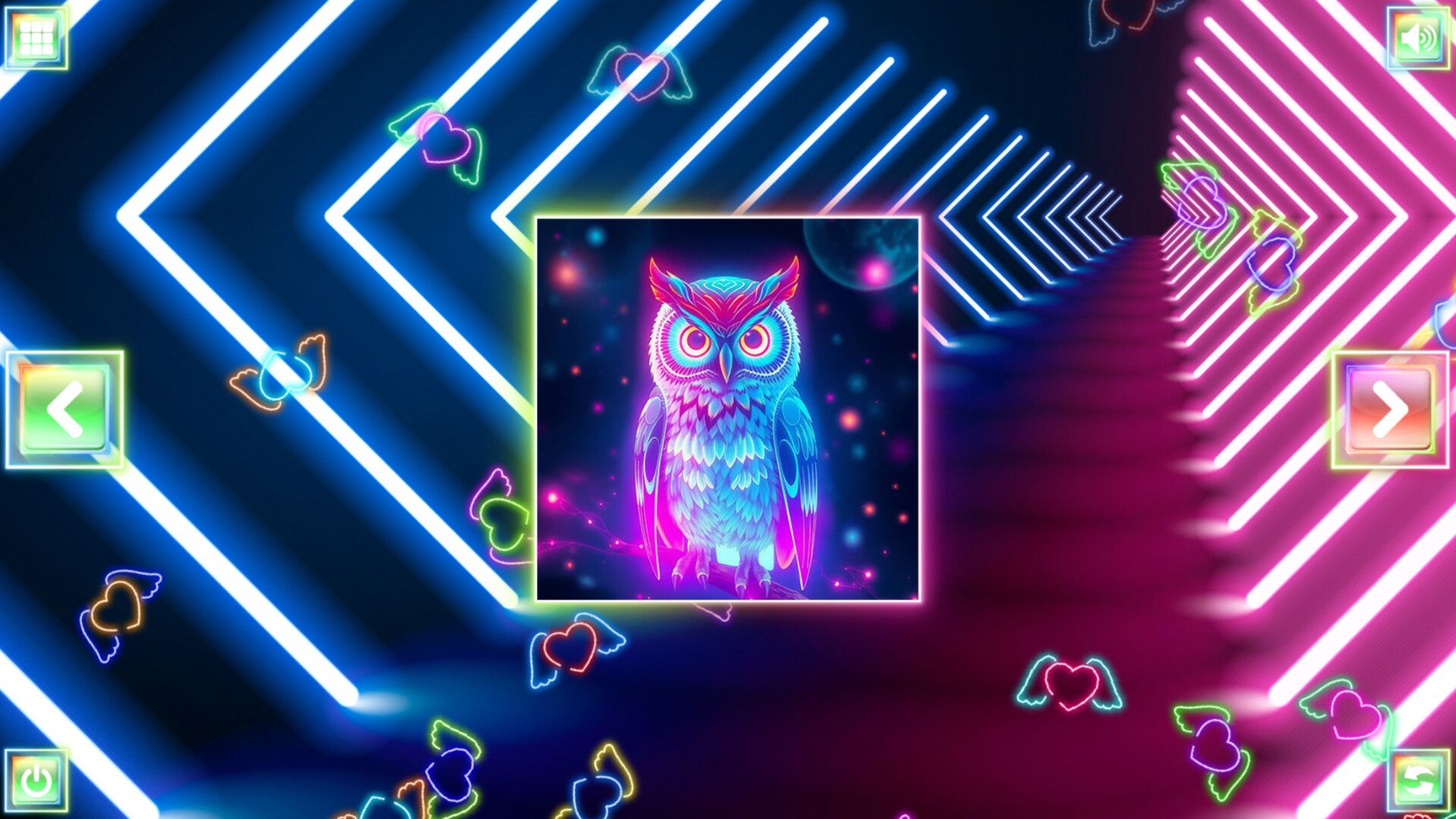 Neon Fantasy: Owls | iSteam.net