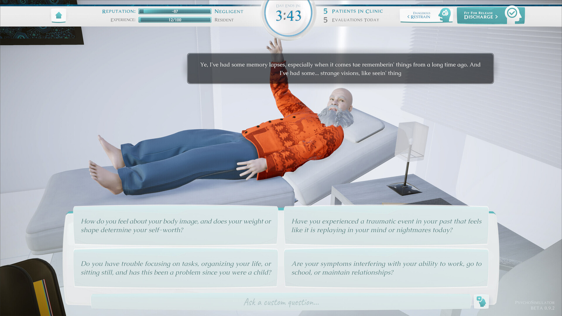 Psycho Simulator Demo | iSteam.net